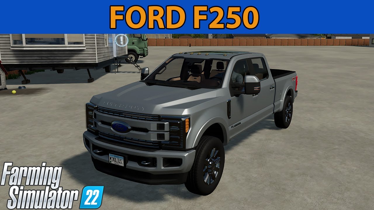 Ford F250 Limited for Farming Simulator 22 - YouTube