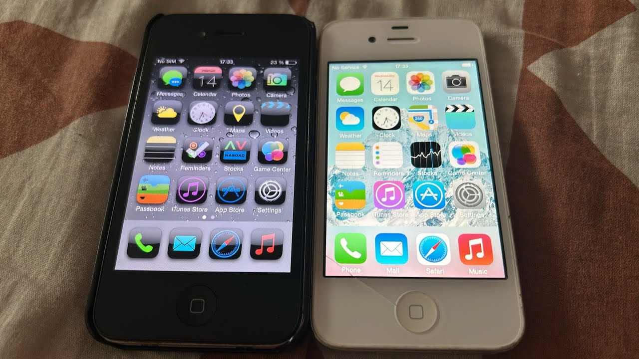 IPhone 4 color change - YouTube