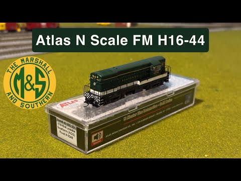 Atlas N Scale FM H16-44 - YouTube