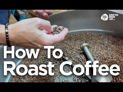 Coffee Roasting at Krafted Brew Lab - YouTube