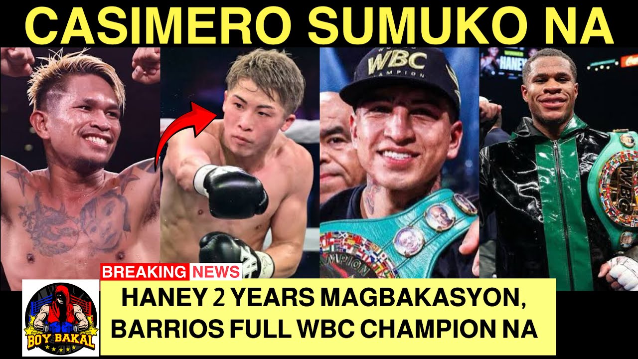 CASIMERO Sumuko Na Aminado Hindi Handa Kay Inoue | Haney 2 Years ...