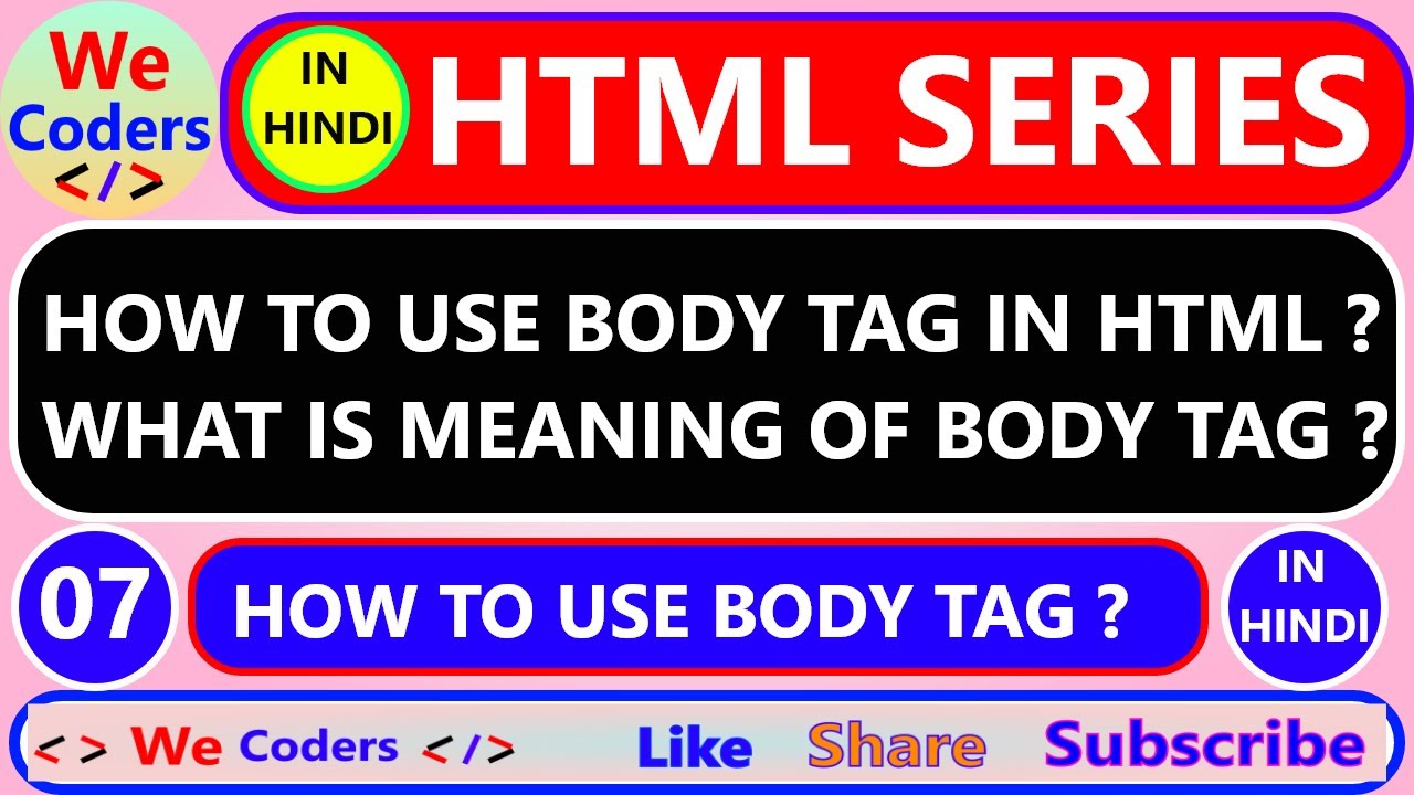 What Is Body Tag In Html Body Tag Full Explanation Body Tag In What Is Body Tag In Html Body Tag Full Explanation Body Tag In