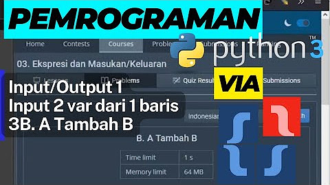 Latihan Pemrograman Dasar python 3 dengan Soal TLX TOKI Basic - YouTube