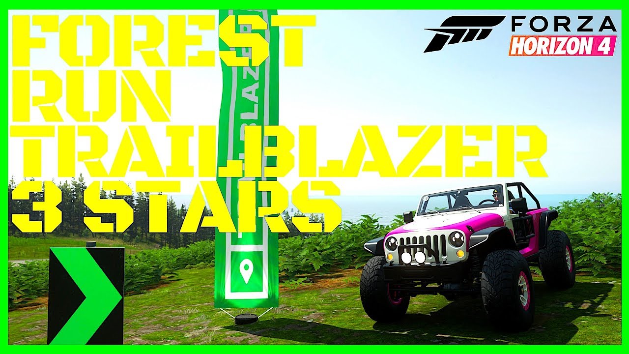 FORZA HORIZON 4 FORTUNE ISLAND Gameplay HOW TO complete FOREST RUN ...