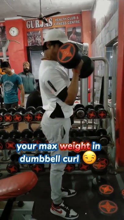 dumbbell curl 45kg 😮‍💨 #shots - YouTube
