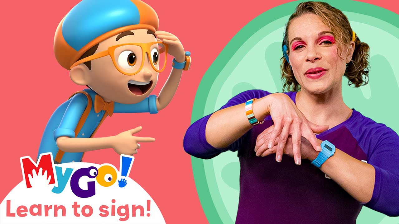 Learn Sign Language with Blippi Wonders! | Volcano 🌋 | MyGo! | ASL for ...
