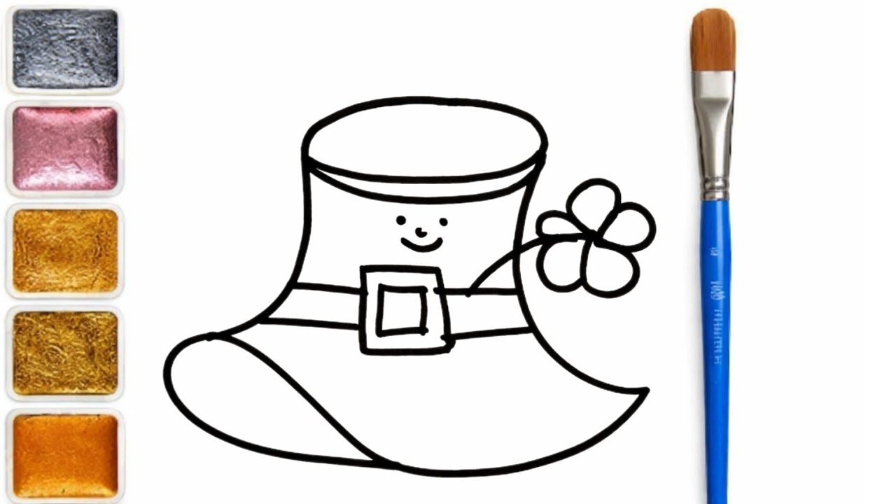 Kids Drawing | How To Draw a Cute Hat Step by Step - YouTube