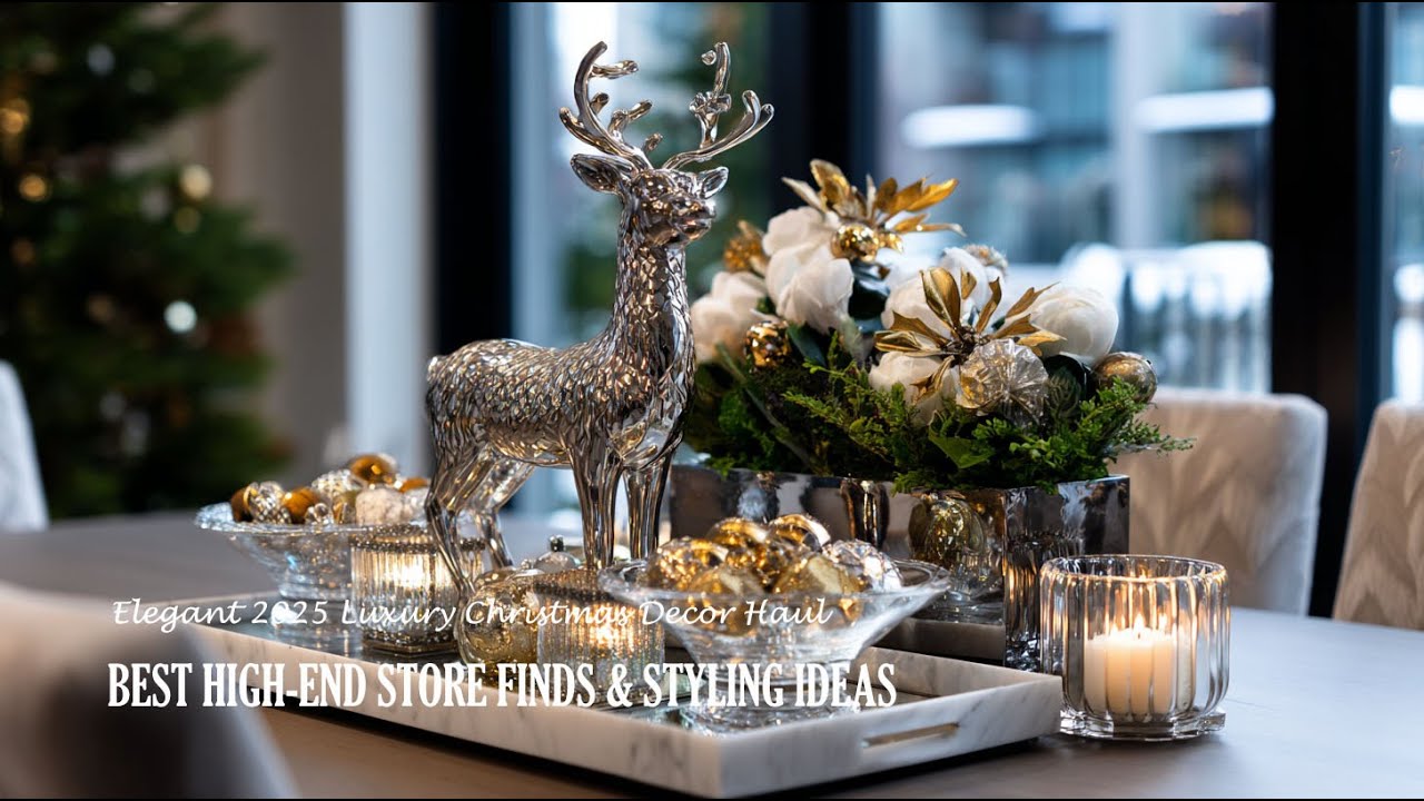 Elegant 2025 Luxury Christmas Decor Haul | Best High-End Store Finds ...