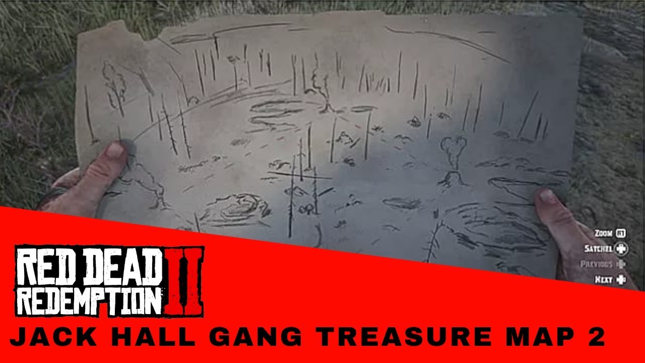 Red Dead Redemption 2 | Jack Hall Gang Treasure Map 2 - YouTube