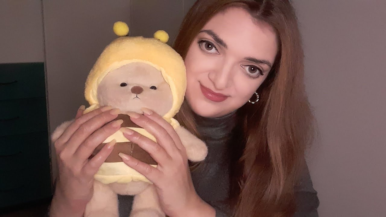 ASMR Mommy puts you to sleep with a new TEDDY BEAR 🧸🍯 Cute Mommy ...