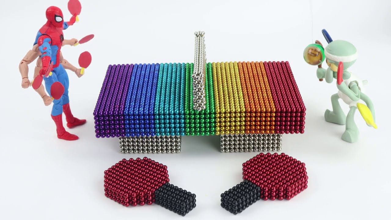 DIY - How To Make Ping Pong Table With Magnetic Balls (ASMR) - Oddly ...