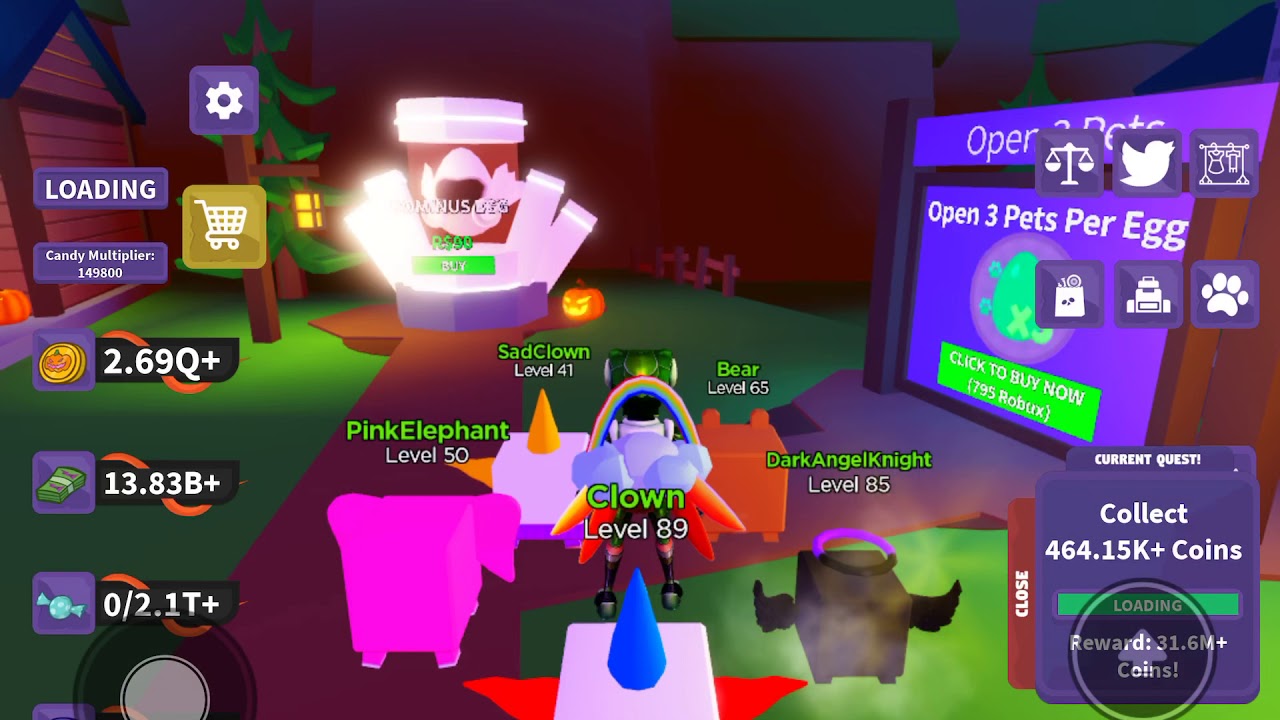 Candy collecting simulator roblox - YouTube