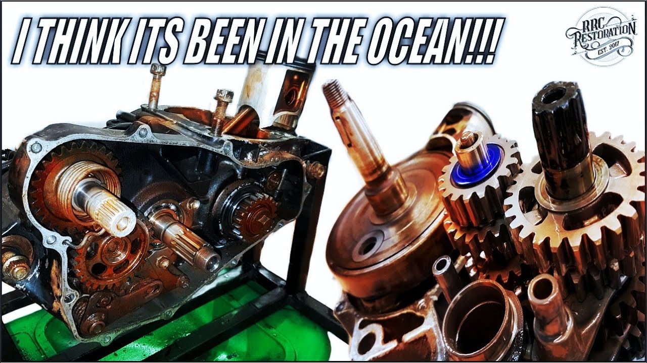 Honda CR250 Full Restoration - Part 8 - The Engine - YouTube