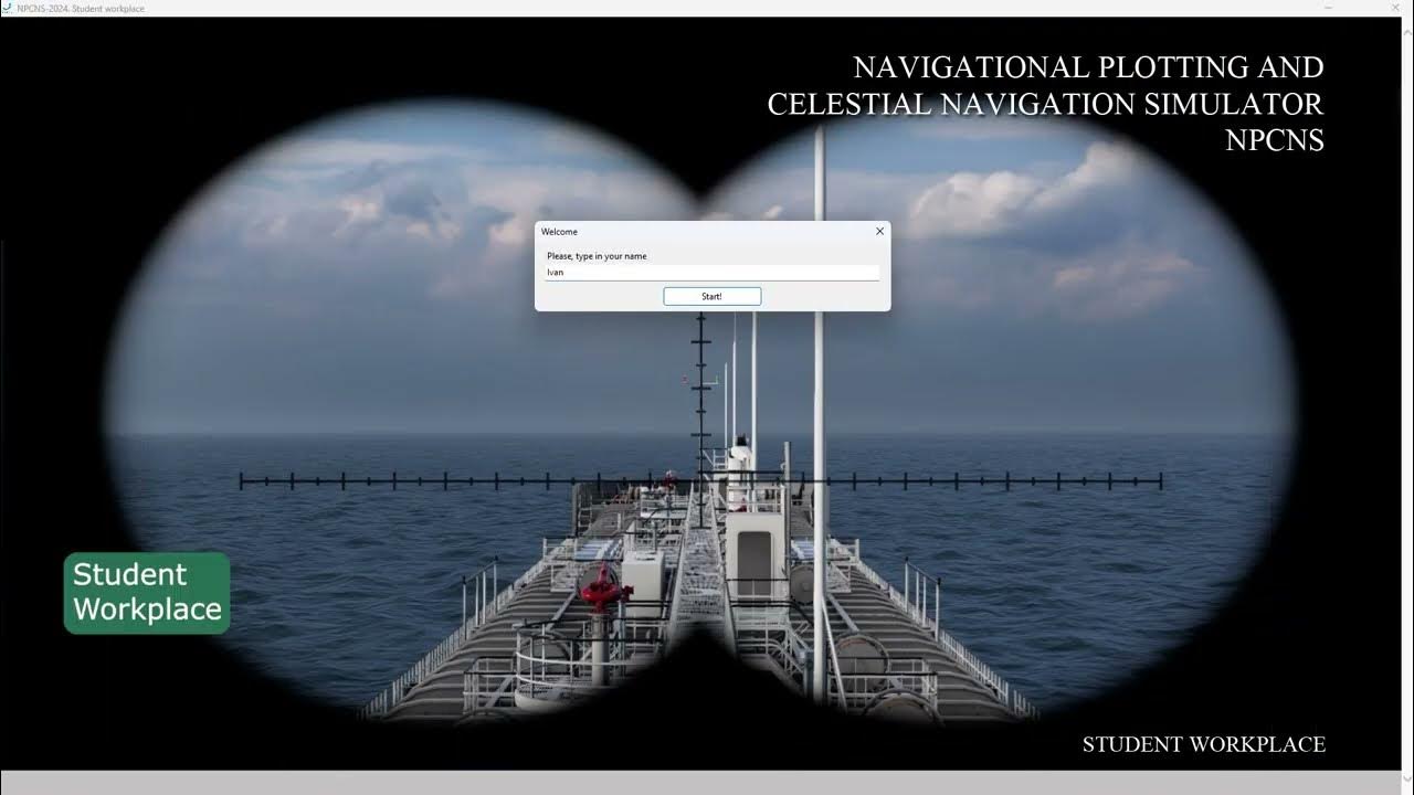 NPCNS Navigation Plotting and Celestial Navigation Simulator - YouTube