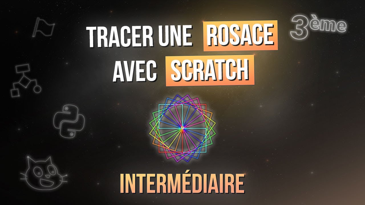 Tracer une rosace #1 | Algorithmique et programmation | Math 3eme - YouTube