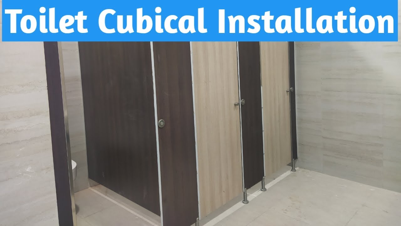 Toilet Cubical Installation II Toilet Cubical Partition II How to ...