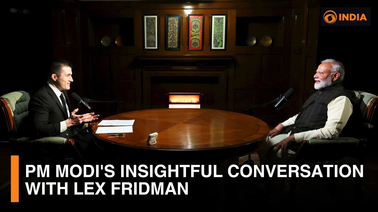 PM Modi's insightful conversation with Lex Fridman & more updates | DD ...