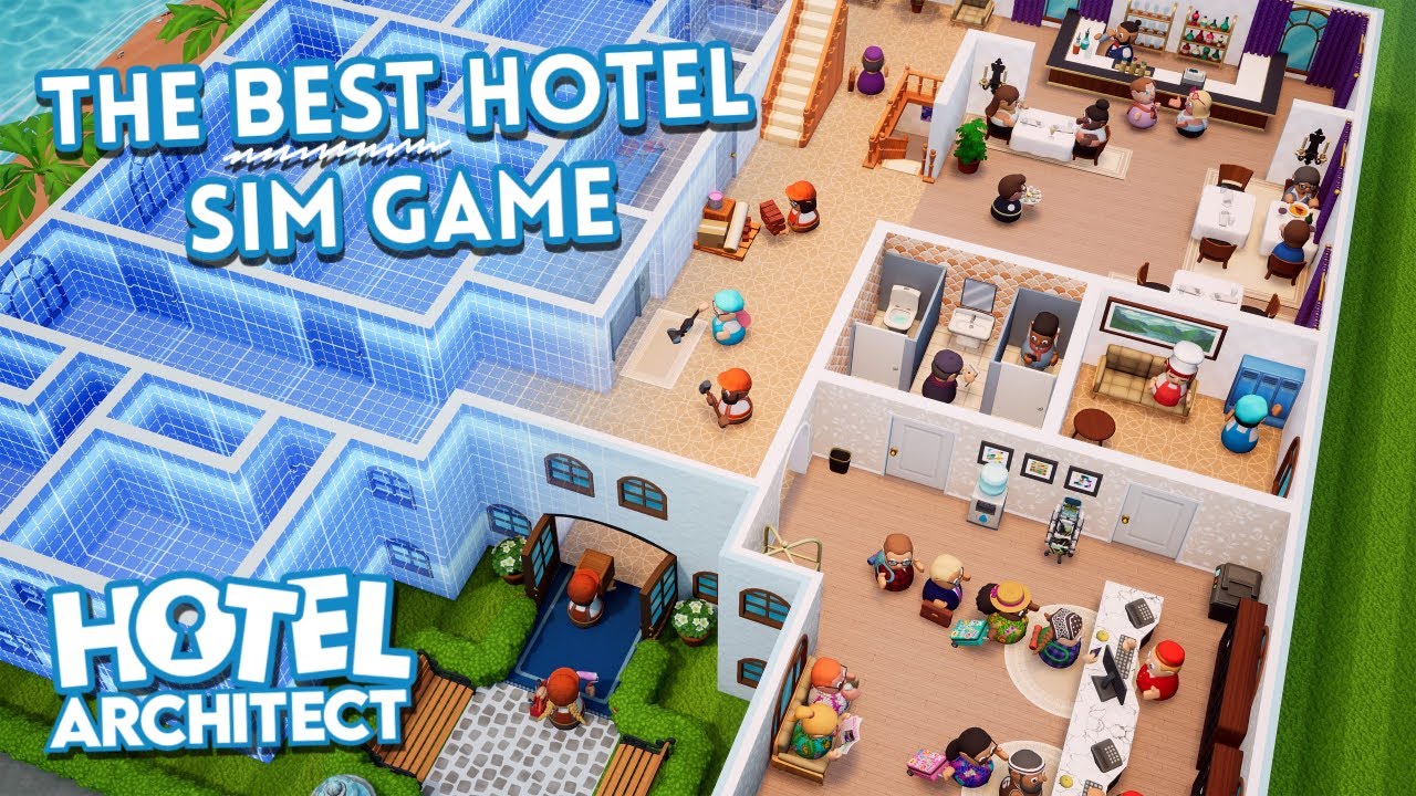 Softly Spoken ASMR 🏨 This is the BEST Hotel Sim Game Hotel Architect ...