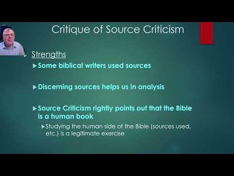 Critical Methodologies 1 Source Criticism - YouTube