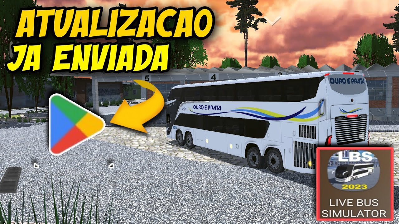 LIVE BUS SIMULADOR•ATUALIZAÇÃO CHEGANDO COM NOVO MAPA E NOVAS LINHAS•JÁ ...