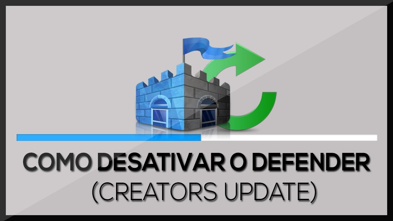 Como DESATIVAR o WINDOWS DEFENDER no WINDOWS 10 (Creators Update) | BT ...