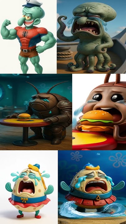 🌈🌈Spongebob In Real Life: Pearl Krabs, Baby Patrick, Mrs. Puff, Baby Spongebob #spongebob # ...