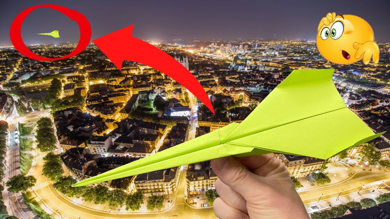 Comment fabriquer un avion en papier qui vole sur plusieurs kilomètres ...