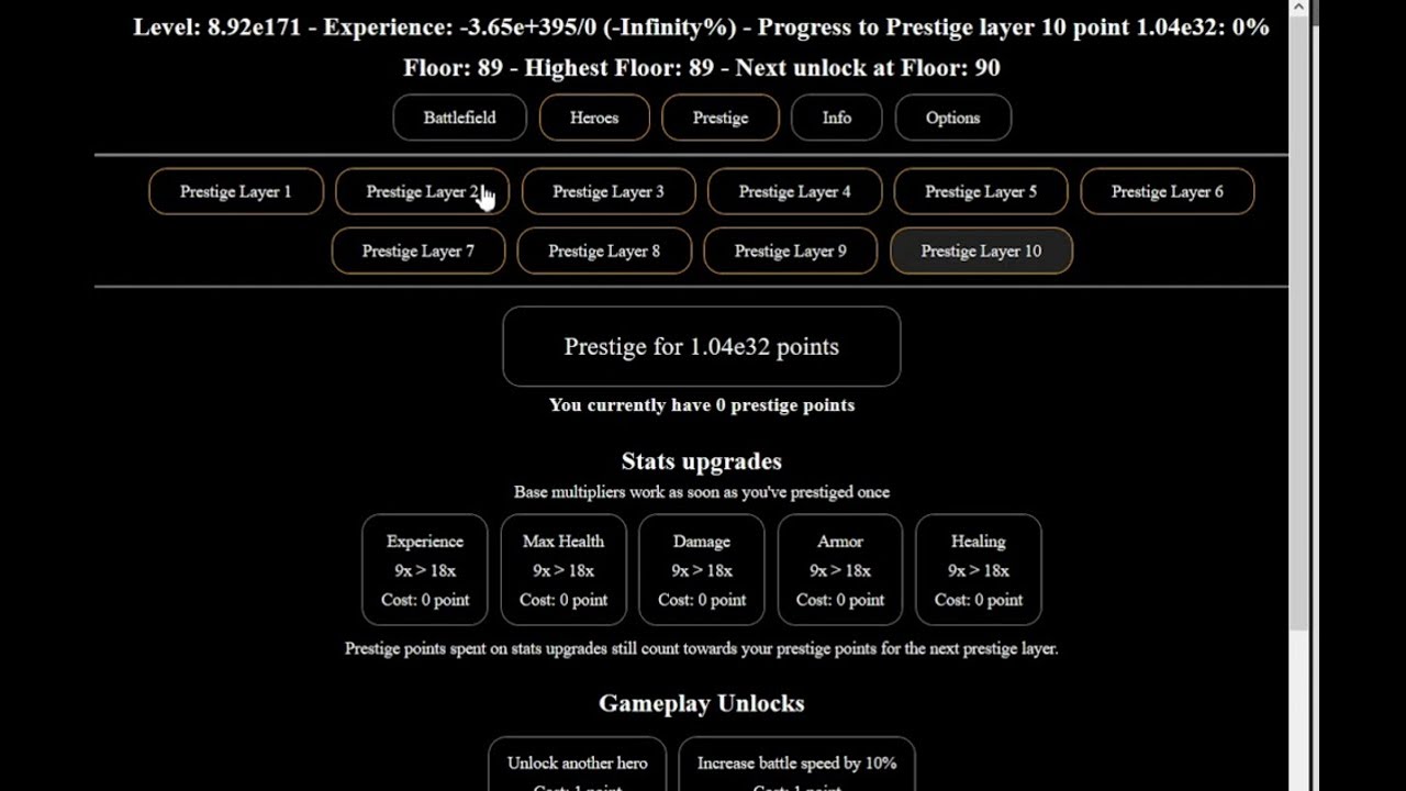 Incremental Adventures - I am a god at this game - YouTube