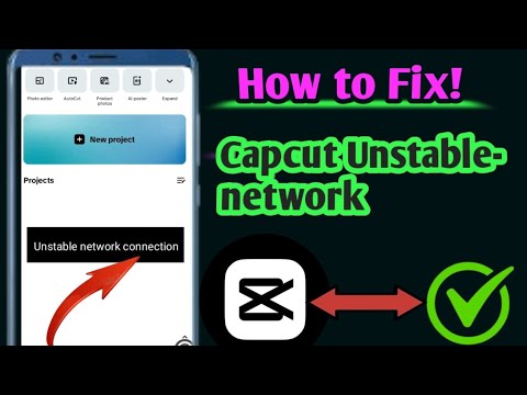 How To Fix Capcut Unstable Network Connection 2024 | Capcut Template Unstable Network Connection ...