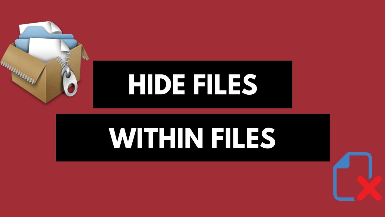 Hide Files Behind Files (Hidden Windows Feature - secret compartment ...