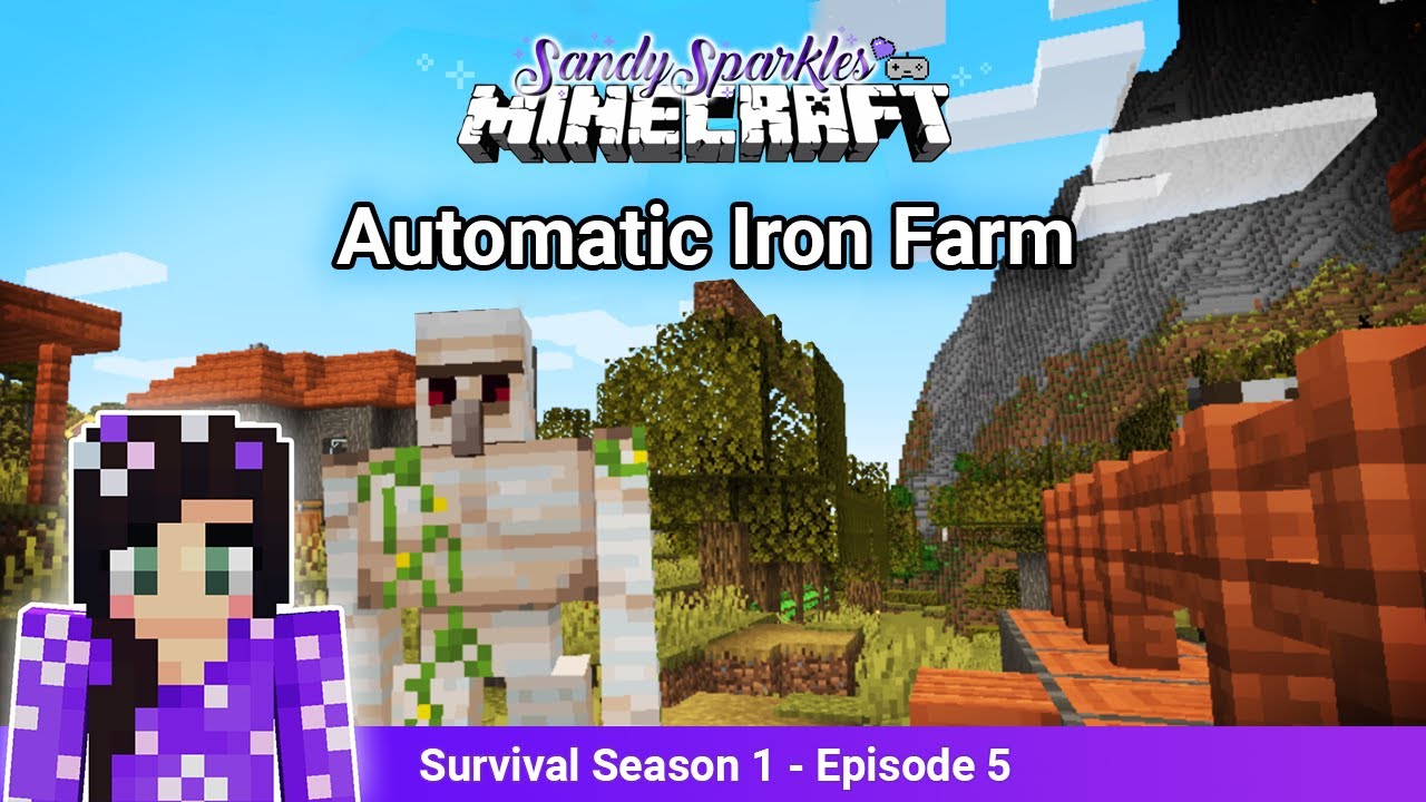 Ep 5 Easy iron Farm by Ian | Minecraft Survival Season 1 - YouTube