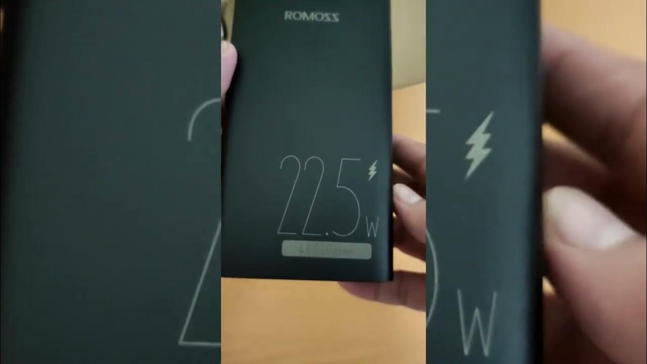 Unboxing Massive Romoss PEA40 40,000 mAh Power Bank 22.5 Watts. 2- way ...