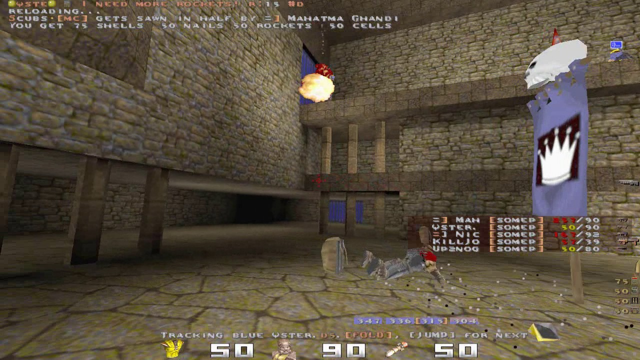 Quake Team Fortress (QWTF) - Toffs vs. Mercenaries Clan IIa, pt. 2 ...