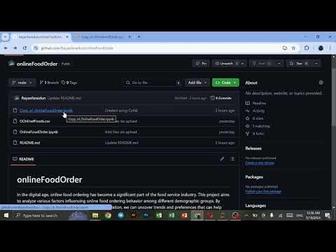 Statistic Project Online food order - YouTube