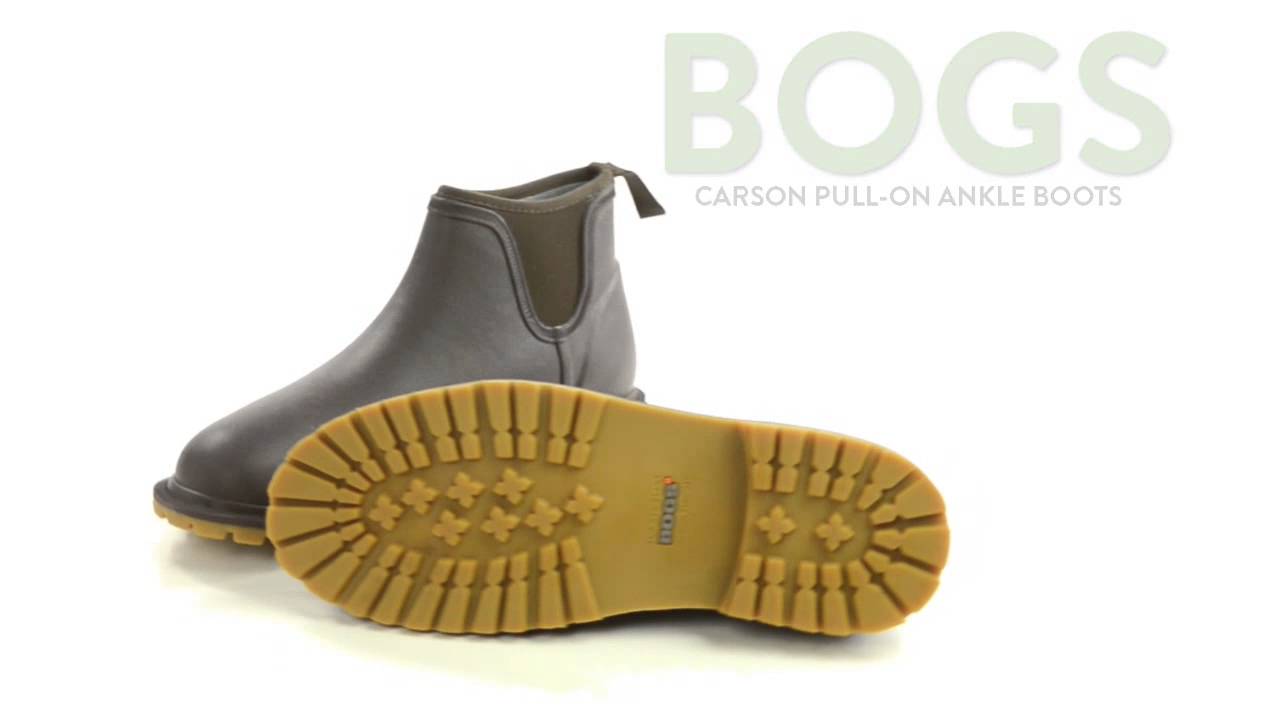 Bogs Carson Pull-On Ankle Boots (For Men) - YouTube