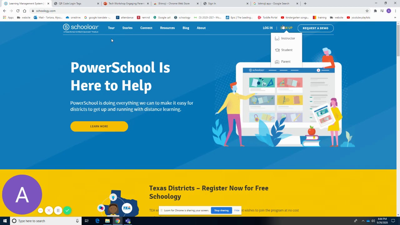 Schoology- Login with QR code from desktop or internet browser - YouTube