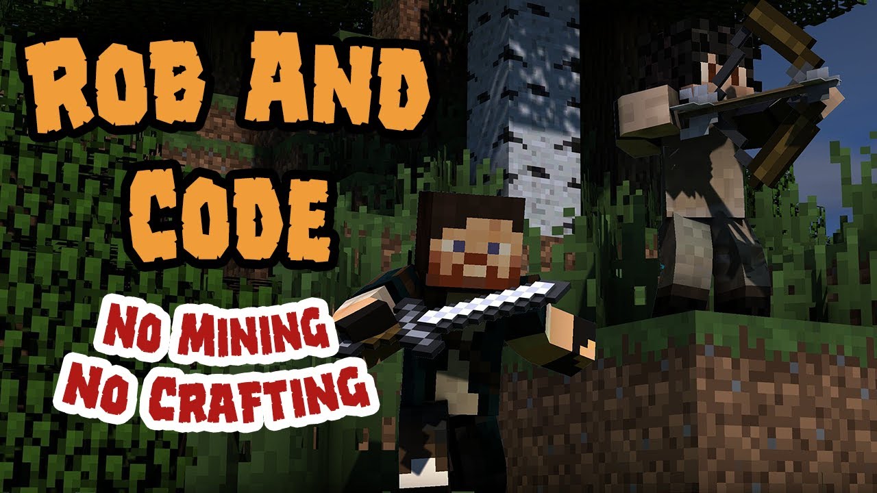 Minecraft, but No Mining or Crafting - Rob & Code - Episode 1 - YouTube
