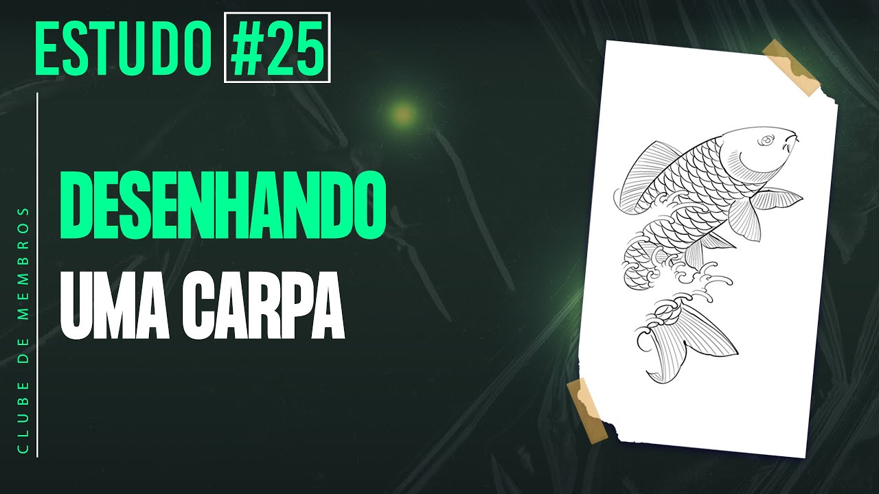 Desenhando uma Carpa - YouTube