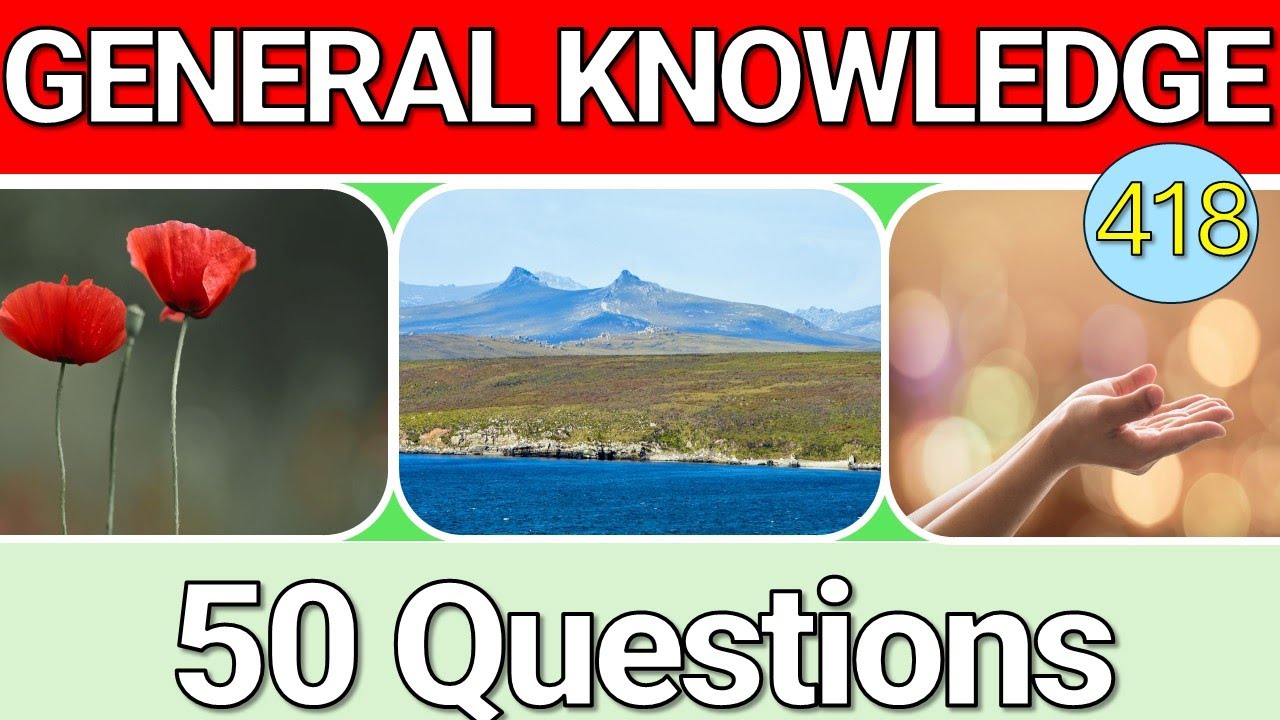 50 General Knowledge Questions Everyone Should Know🤔🧠 #418 - YouTube