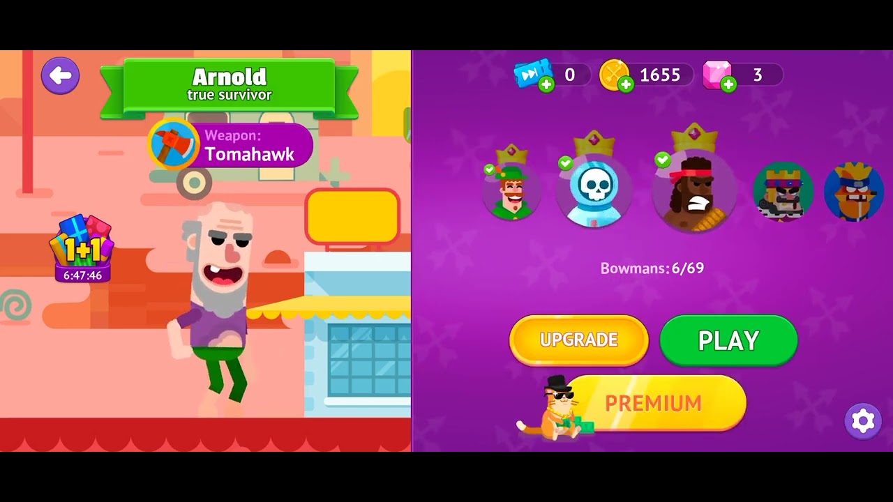 Bowmasters gameplay - YouTube