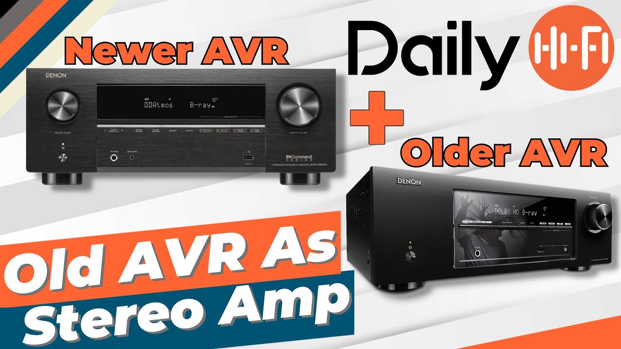 Older AVR As Separate Amp? - YouTube