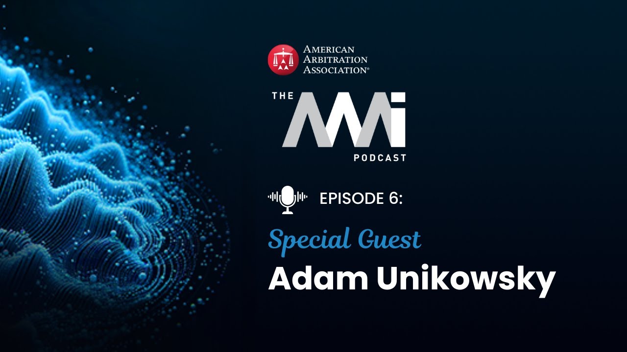 Adam Unikowski - AAAi Podcast | Ep. 6 | Jenner & Block Partner - YouTube