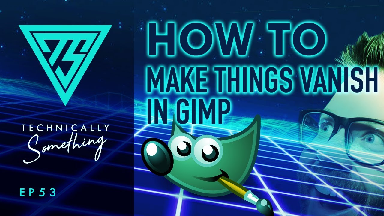 How To Make Things Vanish with GIMP - YouTube