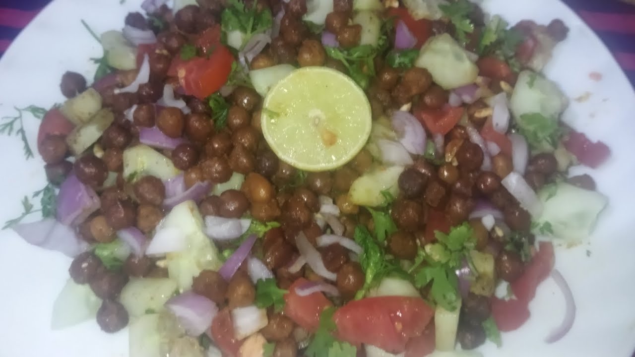 chana chaat masala home made/kala chana masala recipe 😋 ramzan special ...