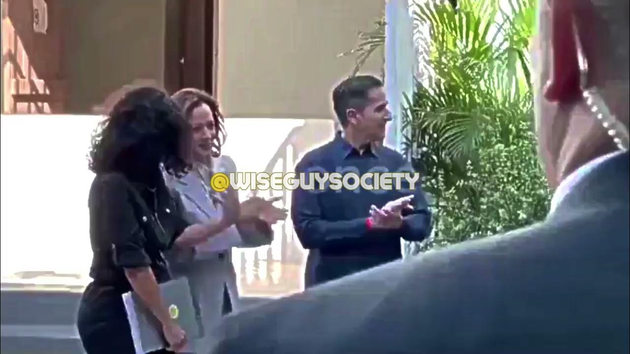 Kamala Harris unknowingly claps to a Spanish protest song against her ...