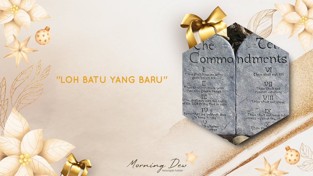 LOH BATU YANG BARU - MORNING DEW | RENUNGAN HARIAN - YouTube