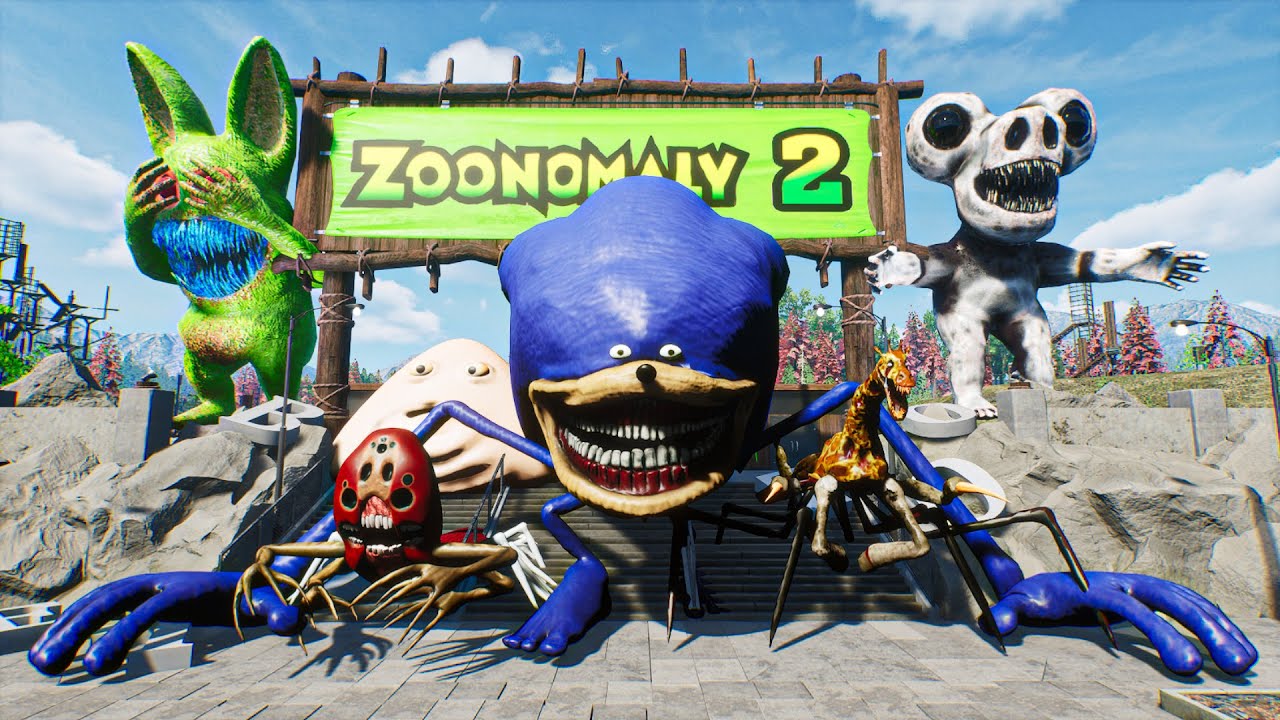 Zoonomaly 2 Full Game Play | Zookeeper vs Sonic Tails , Rabbit ...