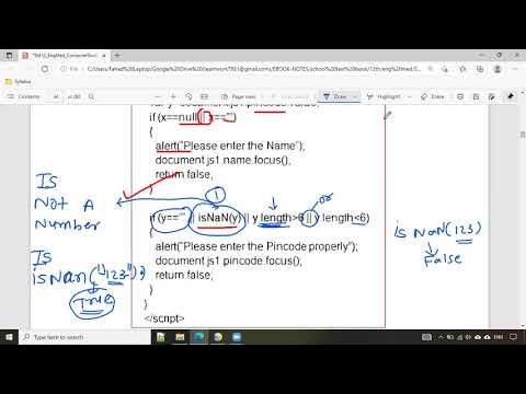 Practical 2.1 Pincode validation using JavaScript explain in Easy way - YouTube