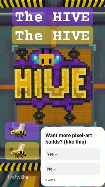 The Hive Sign Will Never Gets Old - %99 compete fanmade 🐝#pixelart # ...