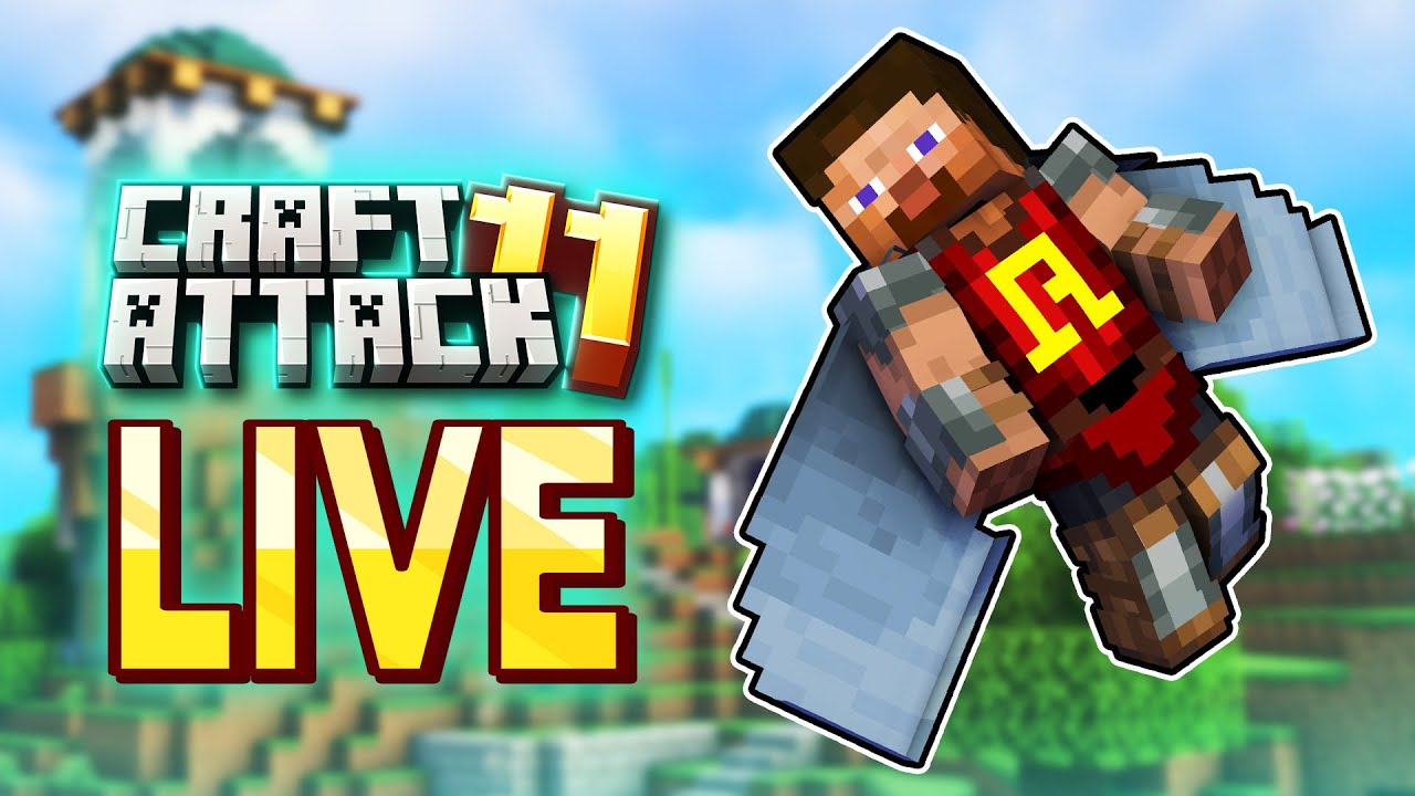 🔴 Craft Attack 11 - Live mit Croco - YouTube